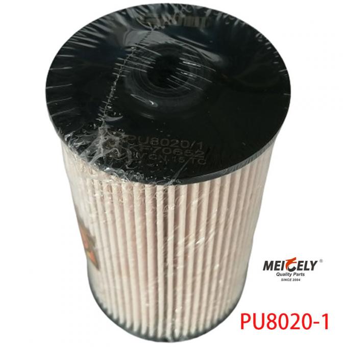 Stock PU8020/1 Truck Spare Parts Fuel Filter Element For SINOTRUK